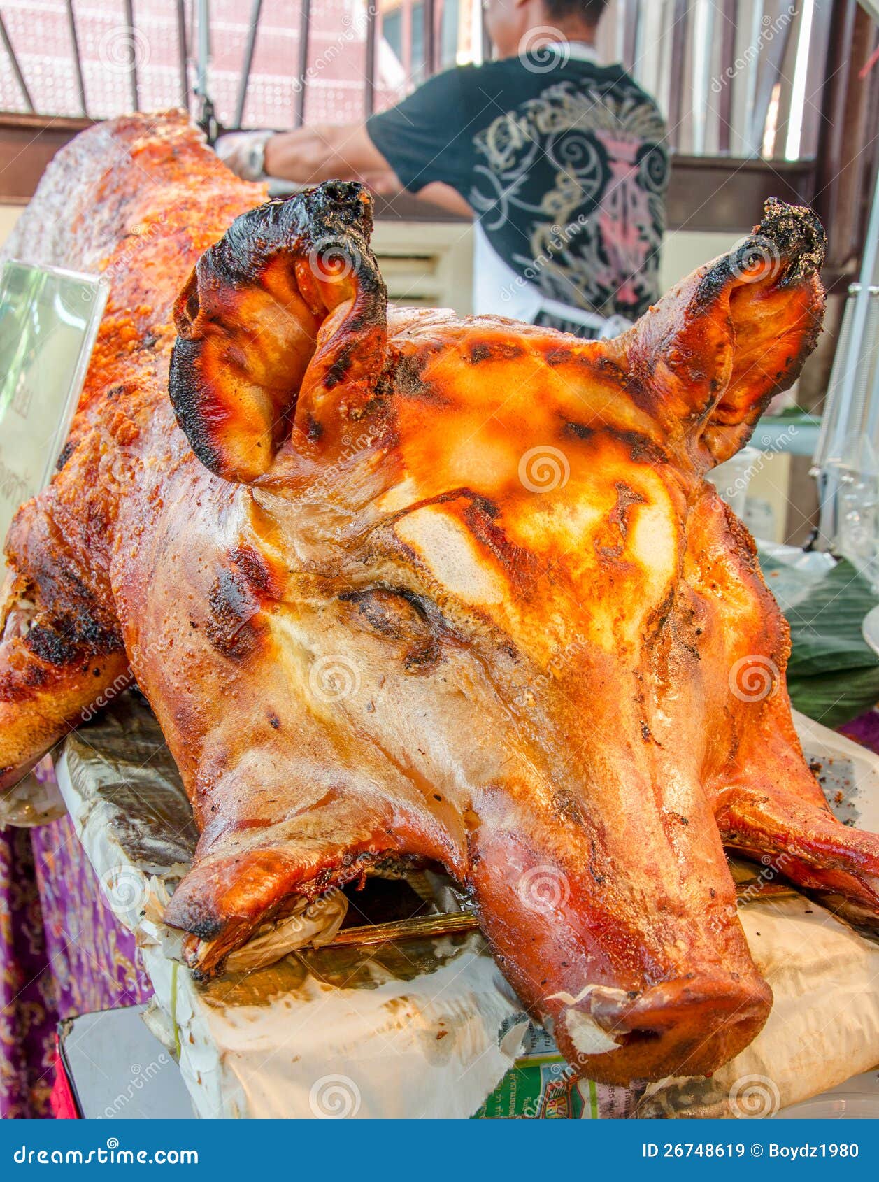 Barbecue roasted pig stock image. Image of freshly, hawaiian - 26748619
