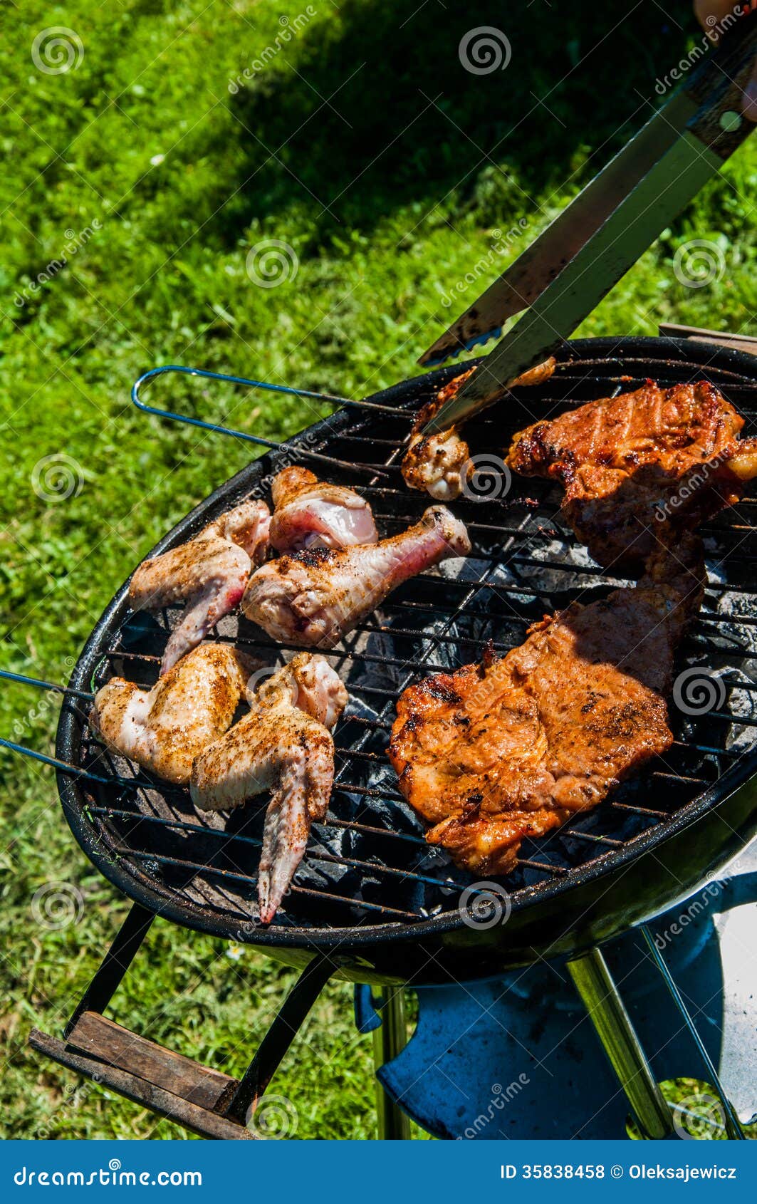 Barbecue Saturated Composition Stock Photo - Image of outdoor, glowing ...