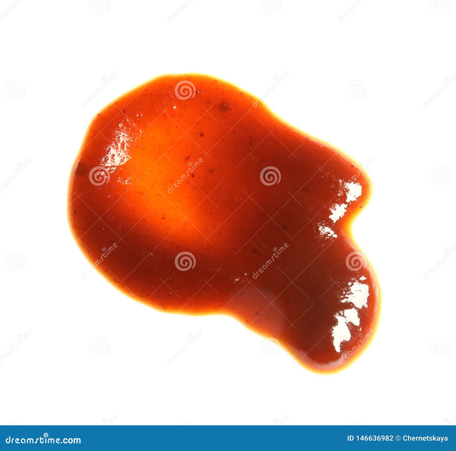Barbecue Sauce on White Background Stock Photo - Image of recipe ...