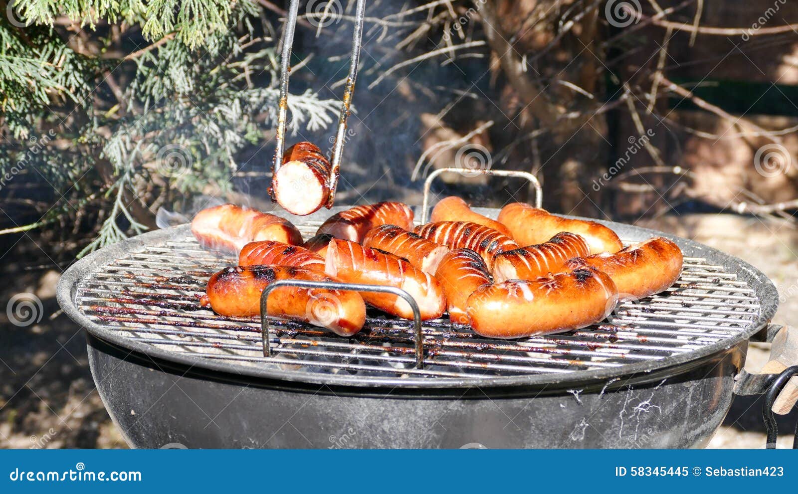 Barbecue sausage stock image. Image of meat, tasty, eating - 58345445