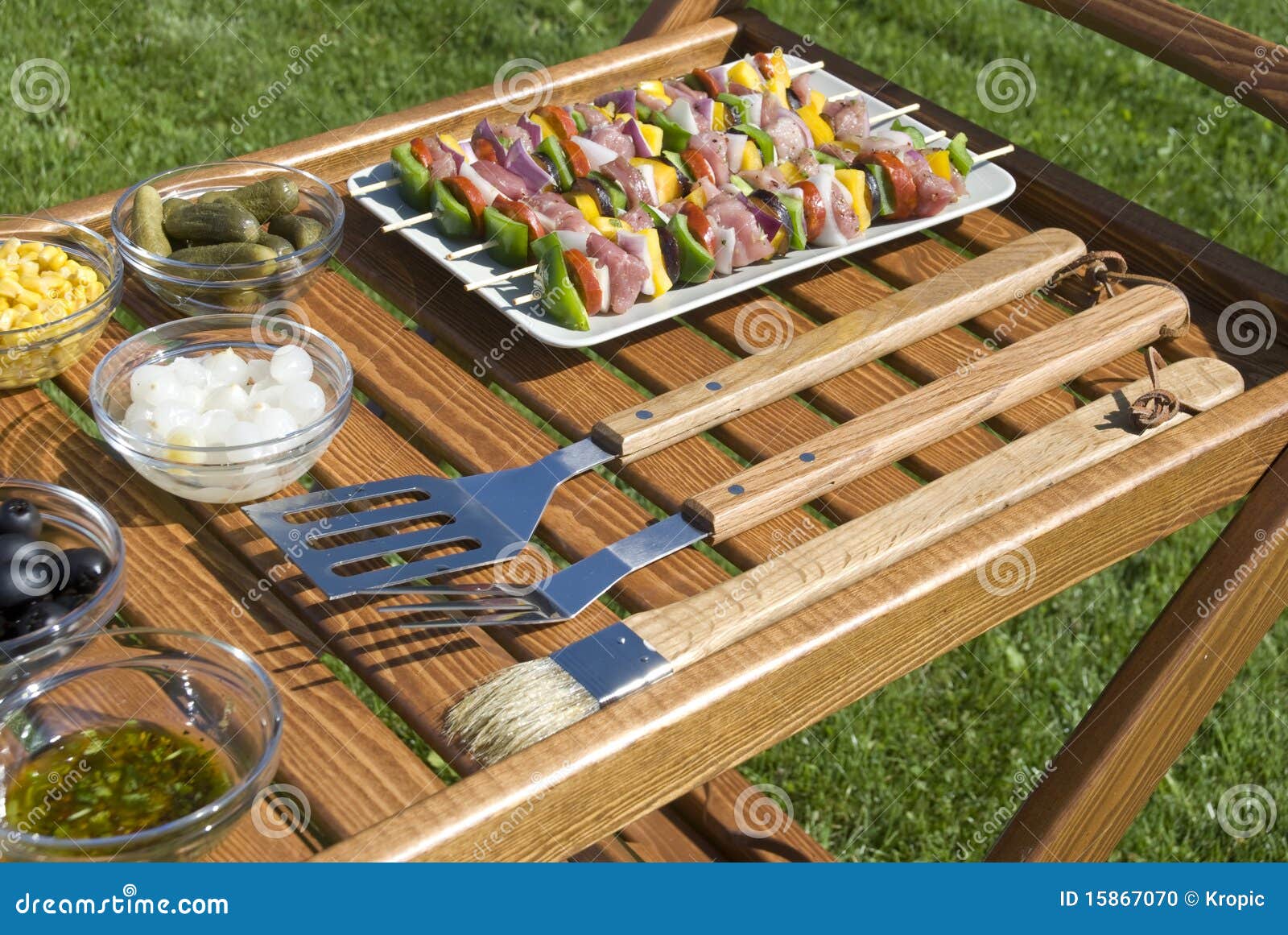 The barbecue set stock photo. Image of cook, path, ocean - 15867070