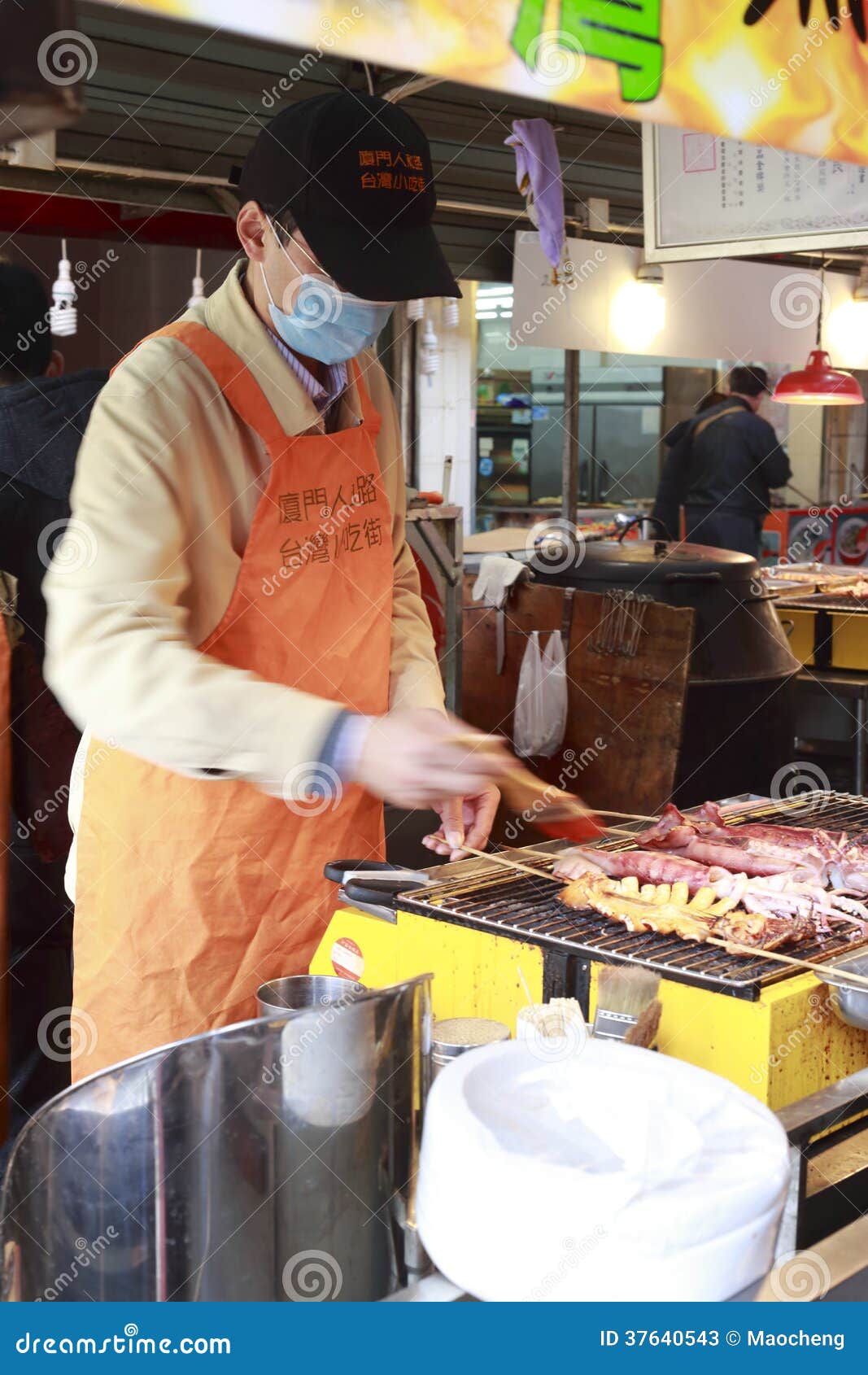 Barbecue stalls editorial stock photo. Image of culture - 37640543