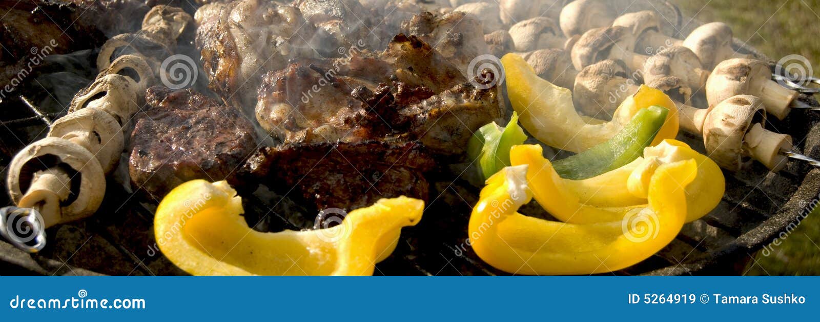Barbecue time stock image. Image of pork, beef, coal, fresh - 5264919