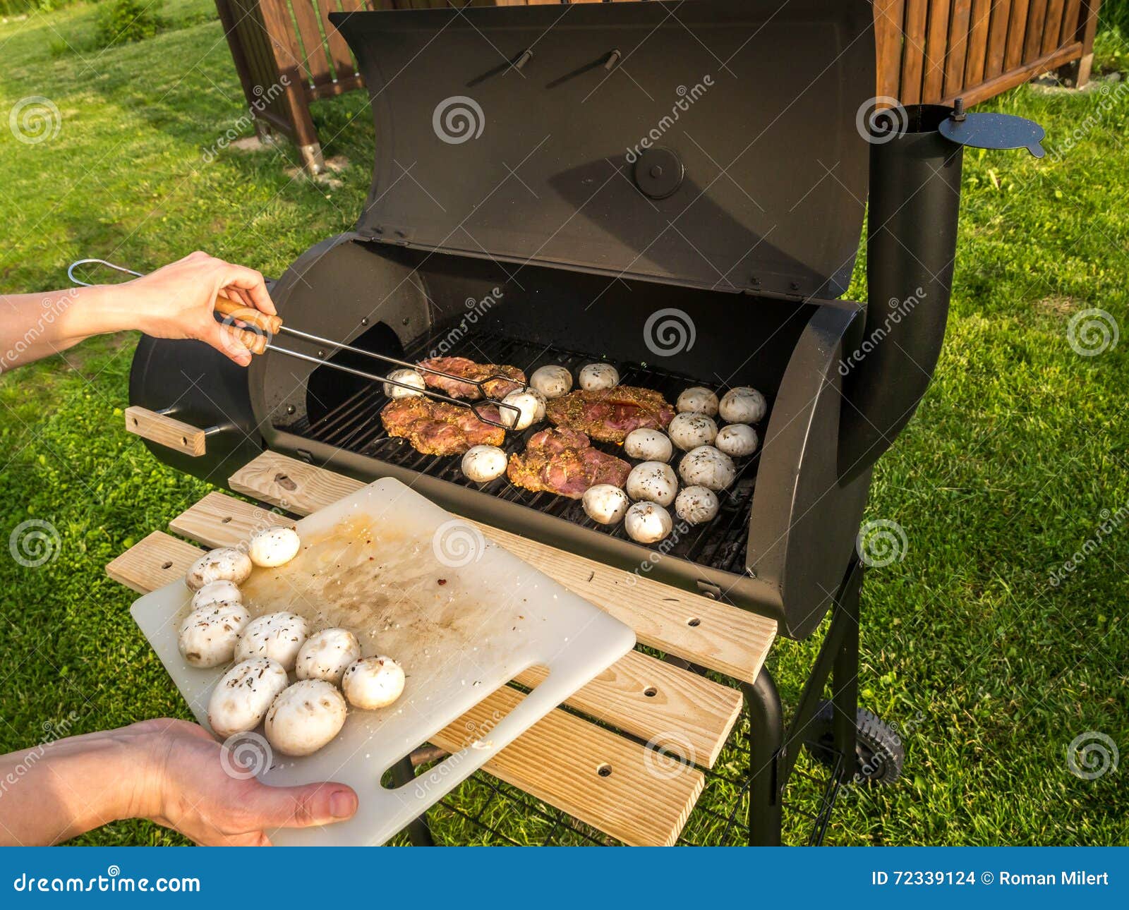 Barbecue time stock photo. Image of meaty, barbeque, fire - 72339124