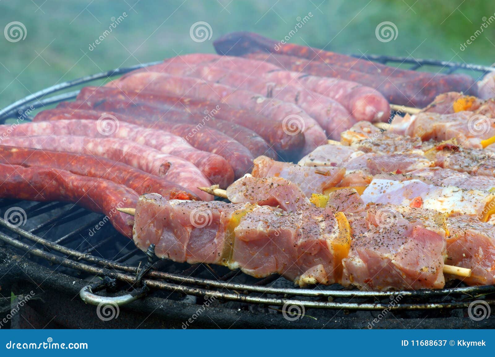 Barbecue view stock image. Image of cooking, nutrition - 11688637