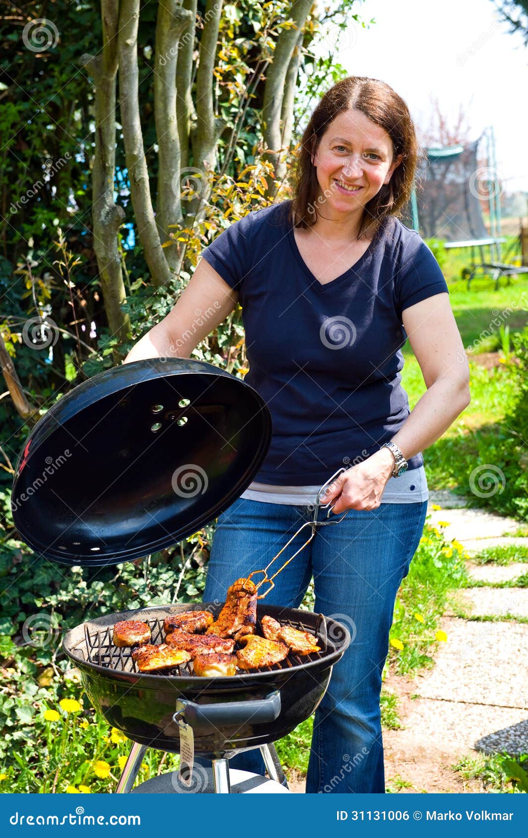 Barbecue stock photo. Image of appetite, kettle, outdoor - 31131006