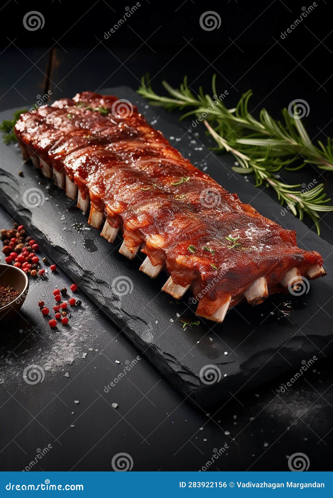 Barbecued Pulled Pork stock illustration. Illustration of barbecue ...