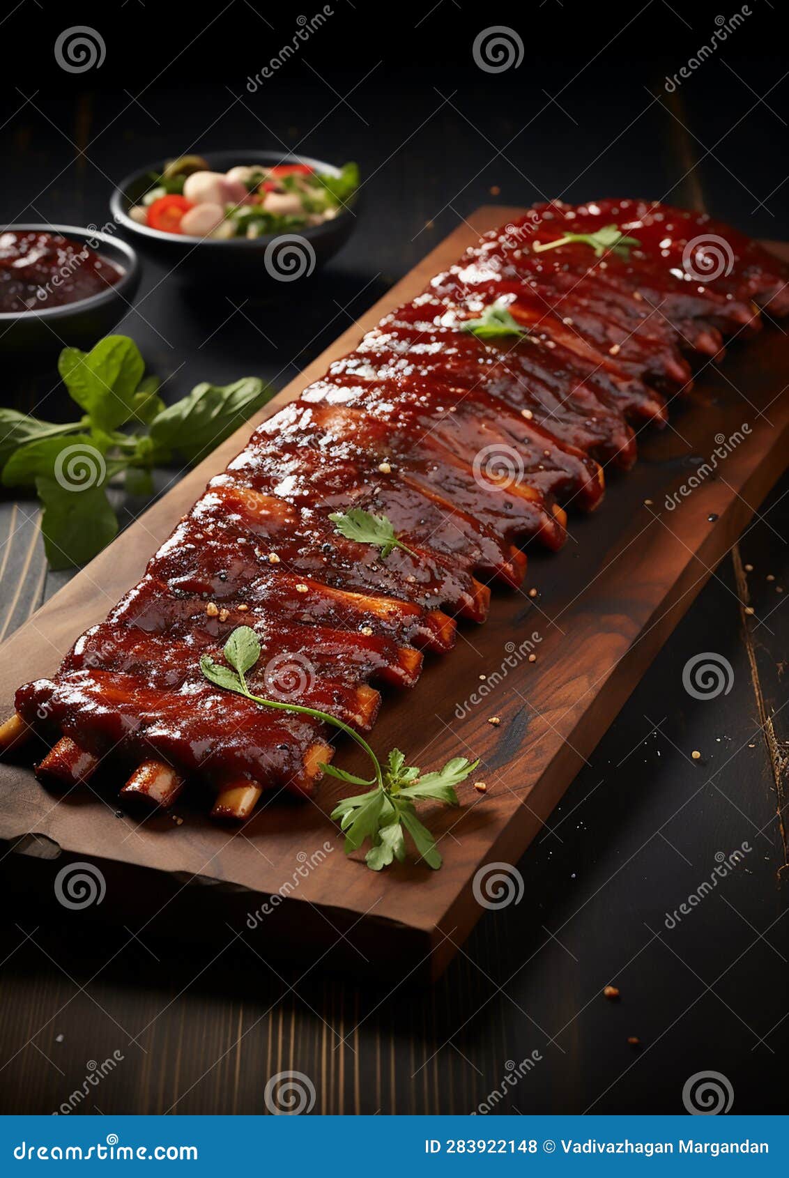 Barbecued Pulled Pork stock illustration. Illustration of food - 283922148