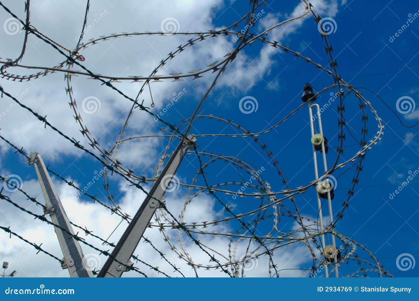 Barbed stock image. Image of barb, barbed, wire, metal - 2934769