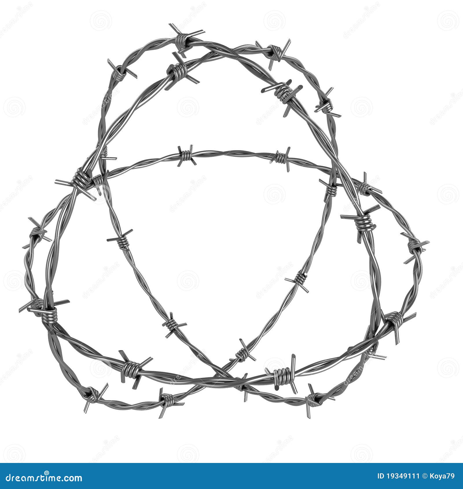 Barbed Wire Curled In Spiral Royalty-Free Stock Photography ...