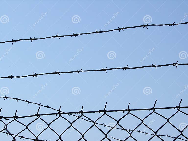 Barbed wire stock photo. Image of defend, defense, barrier - 2846544