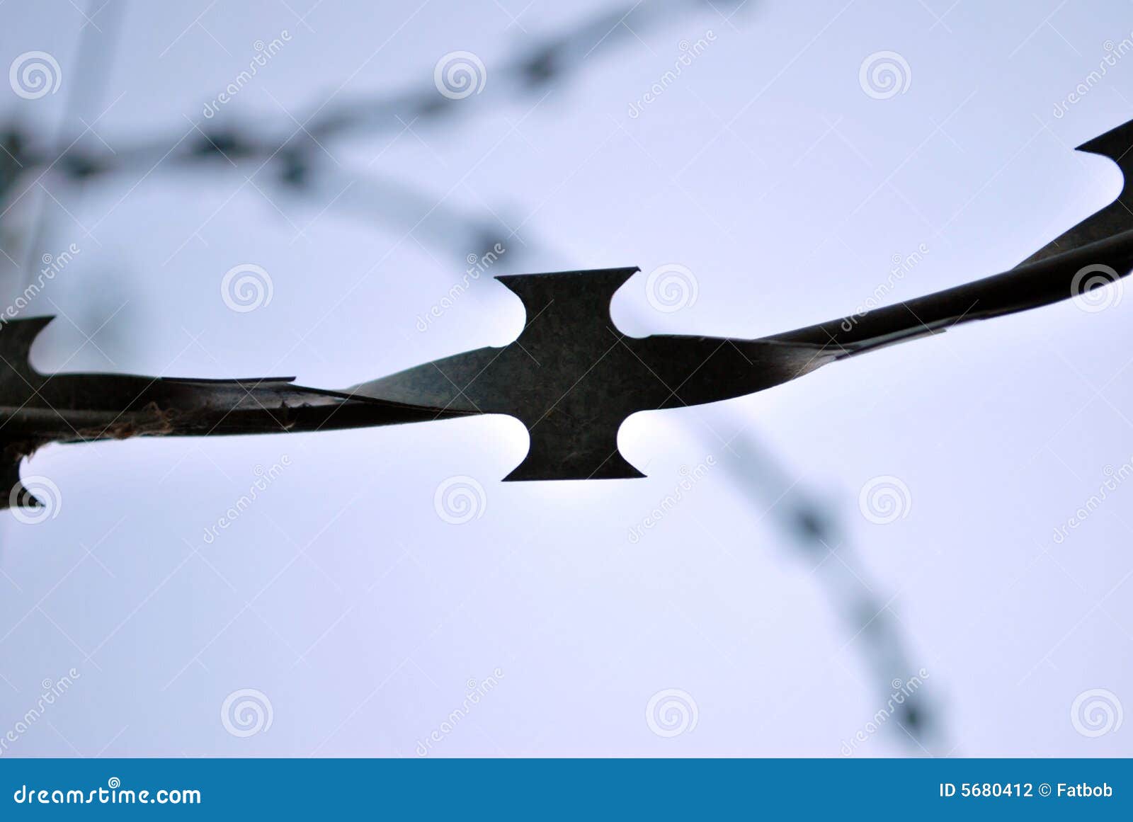 Barbed Wire Picture. Image: 5680412