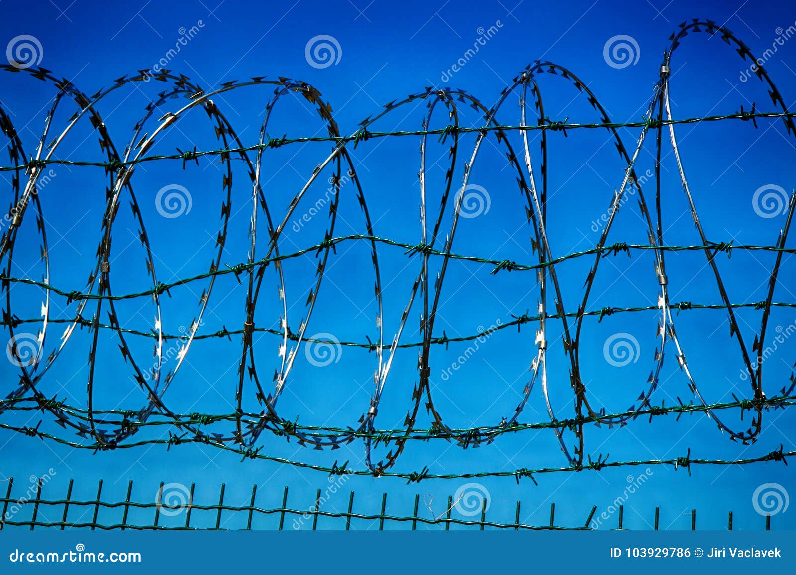 Barbed wire background stock photo. Image of access - 103929786