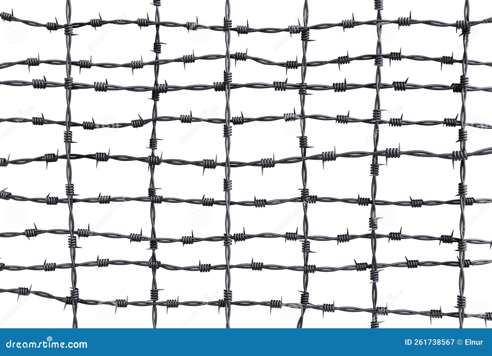 Barbed Wire with the Background Stock Illustration - Illustration of ...