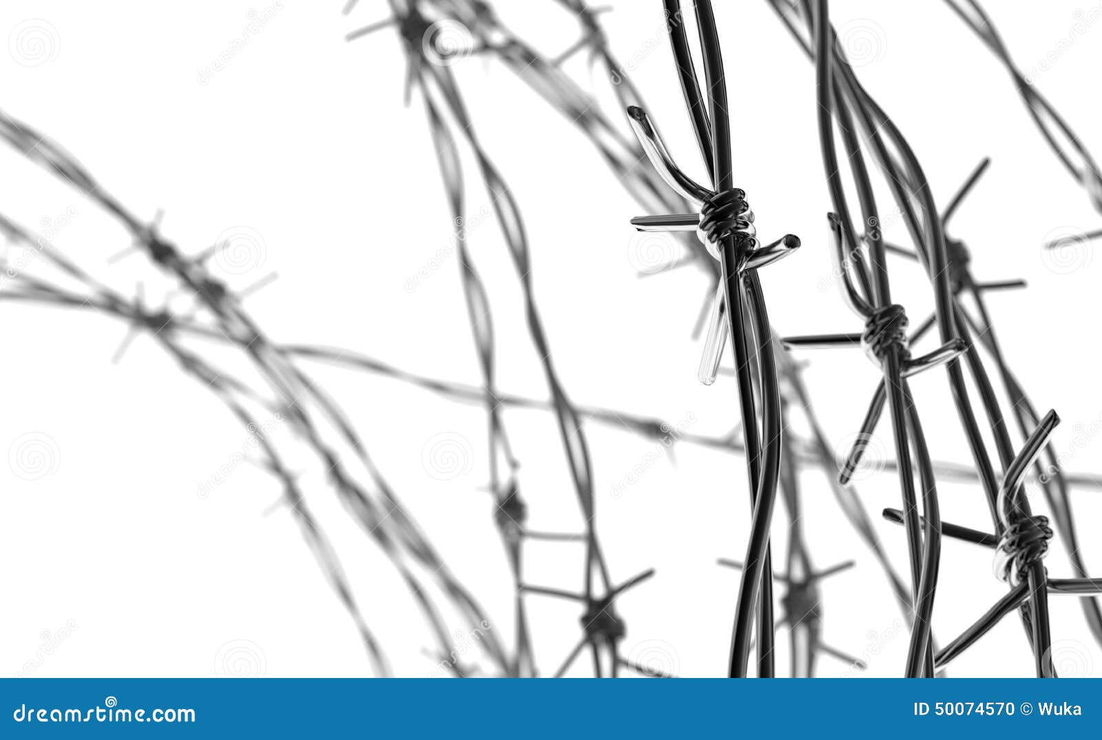 Barbed Wire Background stock photo. Image of dangerous - 50074570