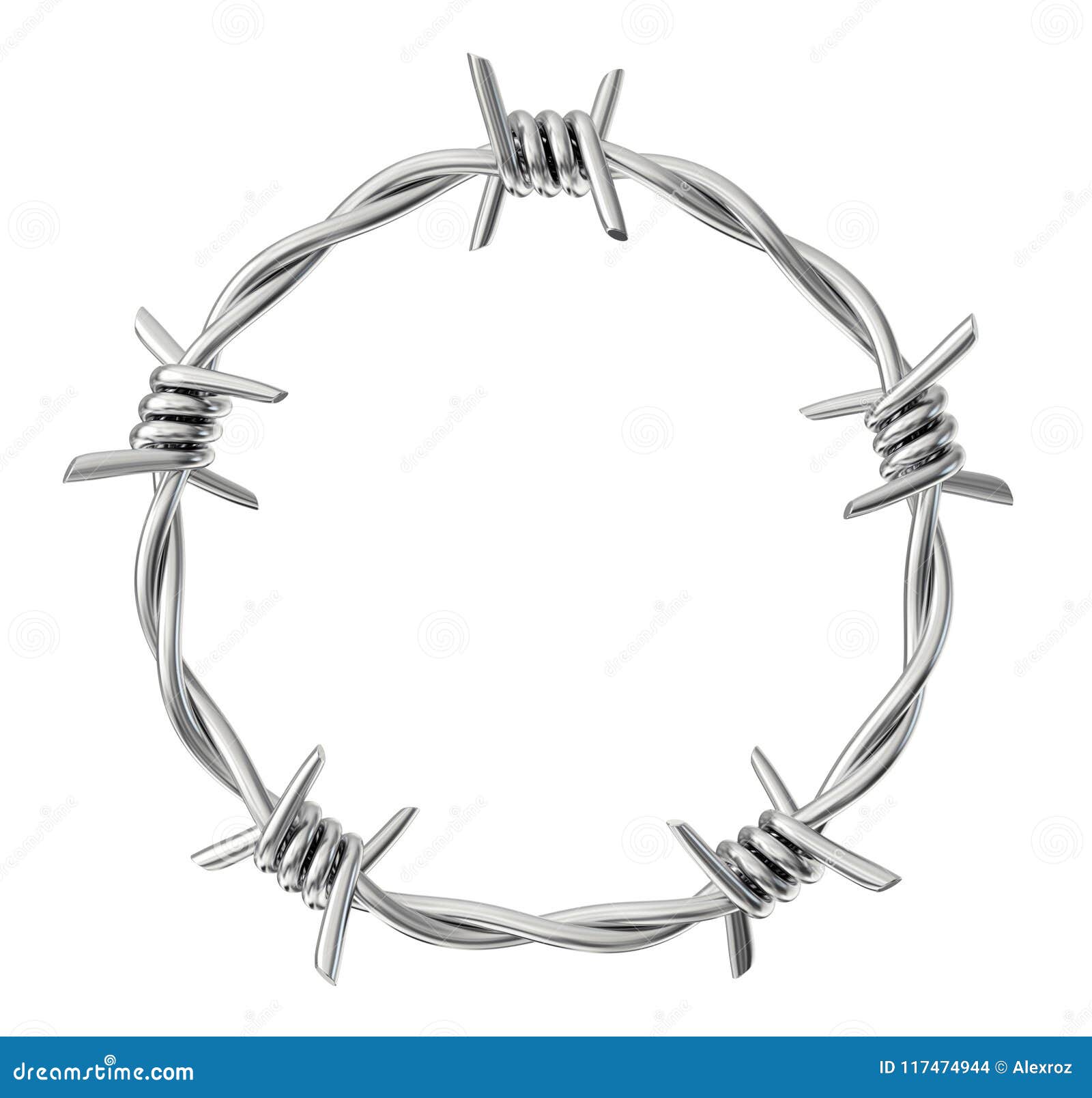 Barbed wire stock illustration. Illustration of safety - 117474944