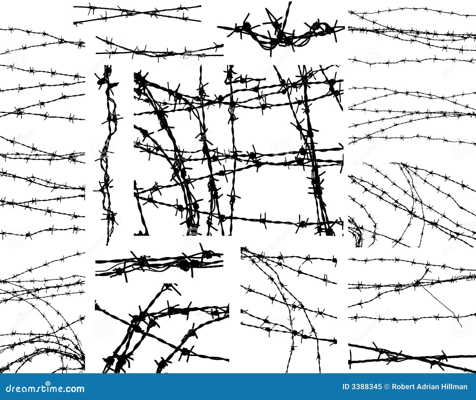 Barbed Wire Heart With Flame Illustration For T-shirt Design. Burning ...