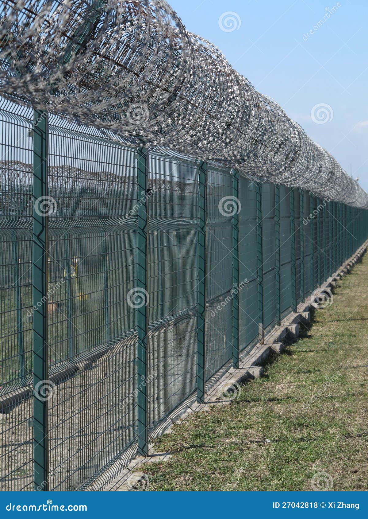 Barbed wire,Fence stock photo. Image of security, barbed - 27042818