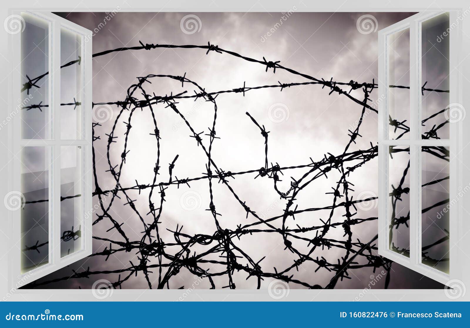 Window Of Prison Cell Stock Photo | CartoonDealer.com #84429954