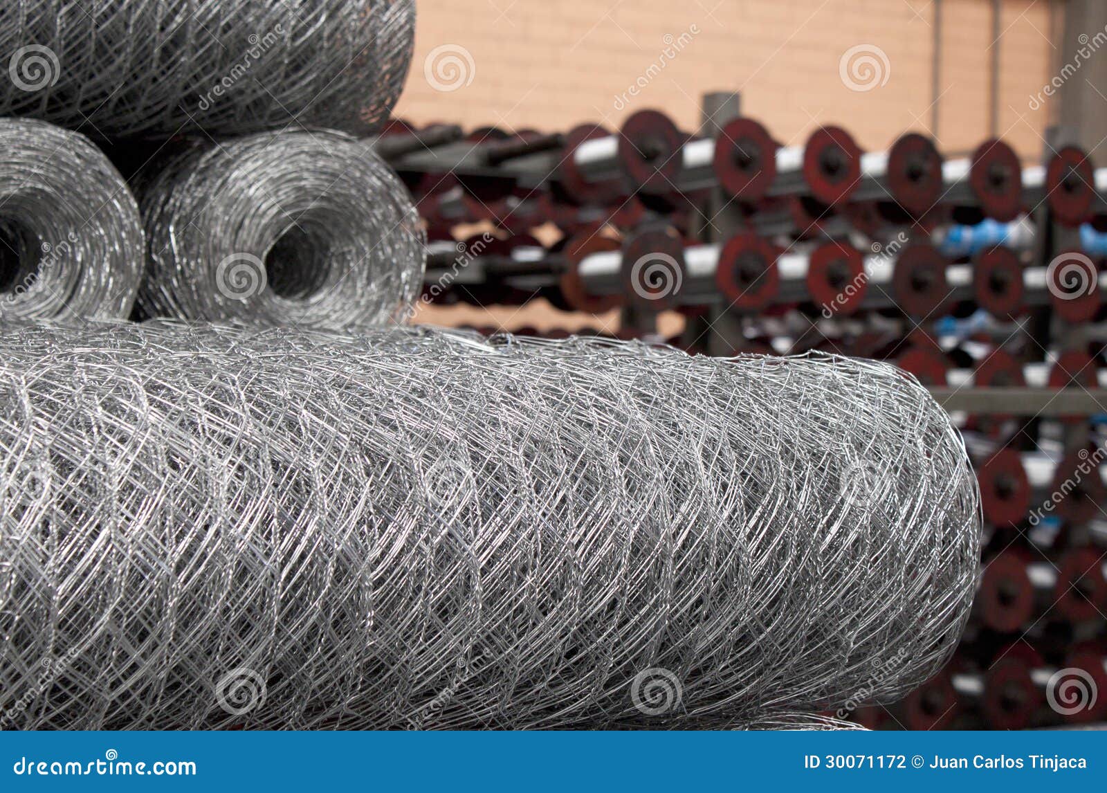 Barbed Wire and Iron Net Roll Stock Photo - Image of white, jail: 30071172