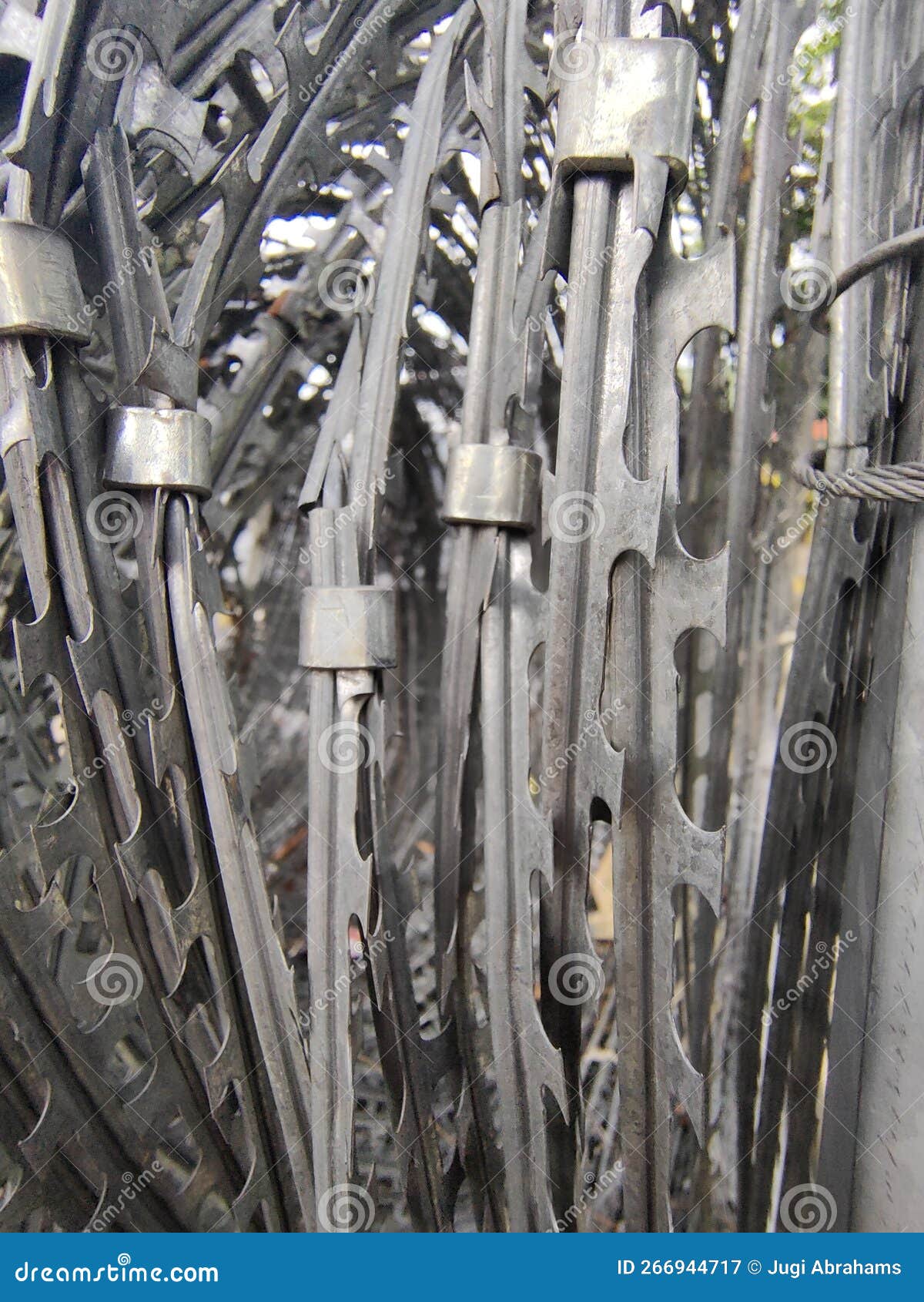 Barbed Wire Military Close Up Stock Image - Image of wire, military ...