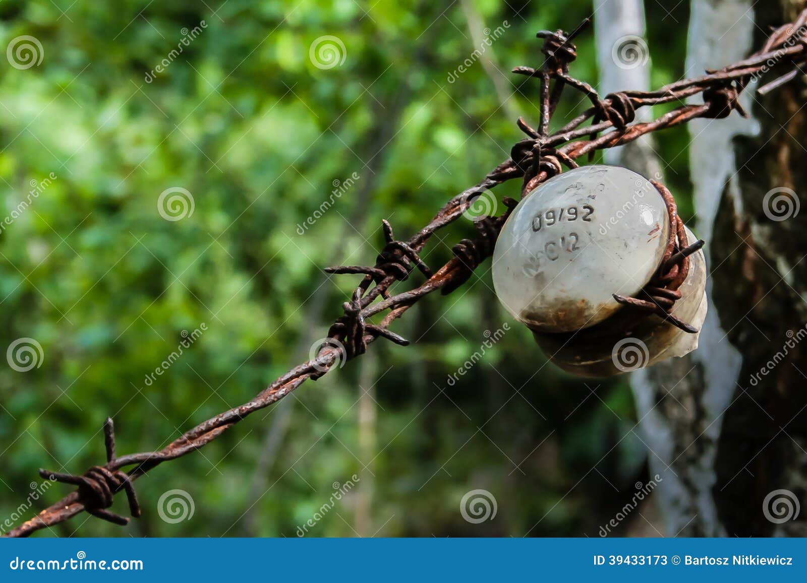 Barbed wire stock image. Image of punishment, scene, material - 39433173