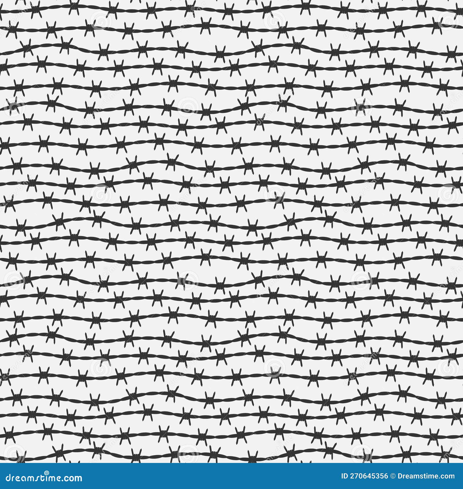 Barbed Wire Seamless Pattern Stock Vector - Illustration of pattern ...