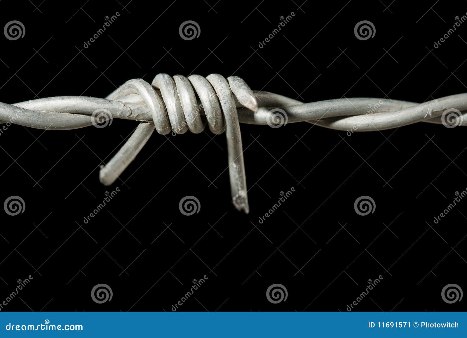 Barbed wire spike stock image. Image of steel, barbwire - 11691571