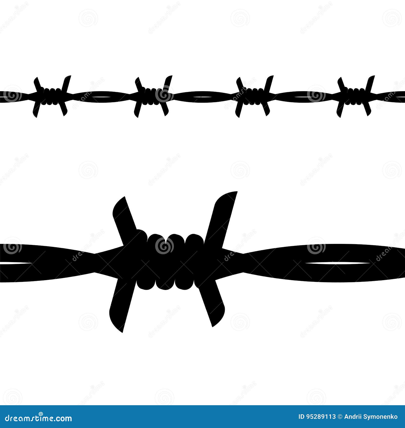 Barbed Wire Clipart Vector