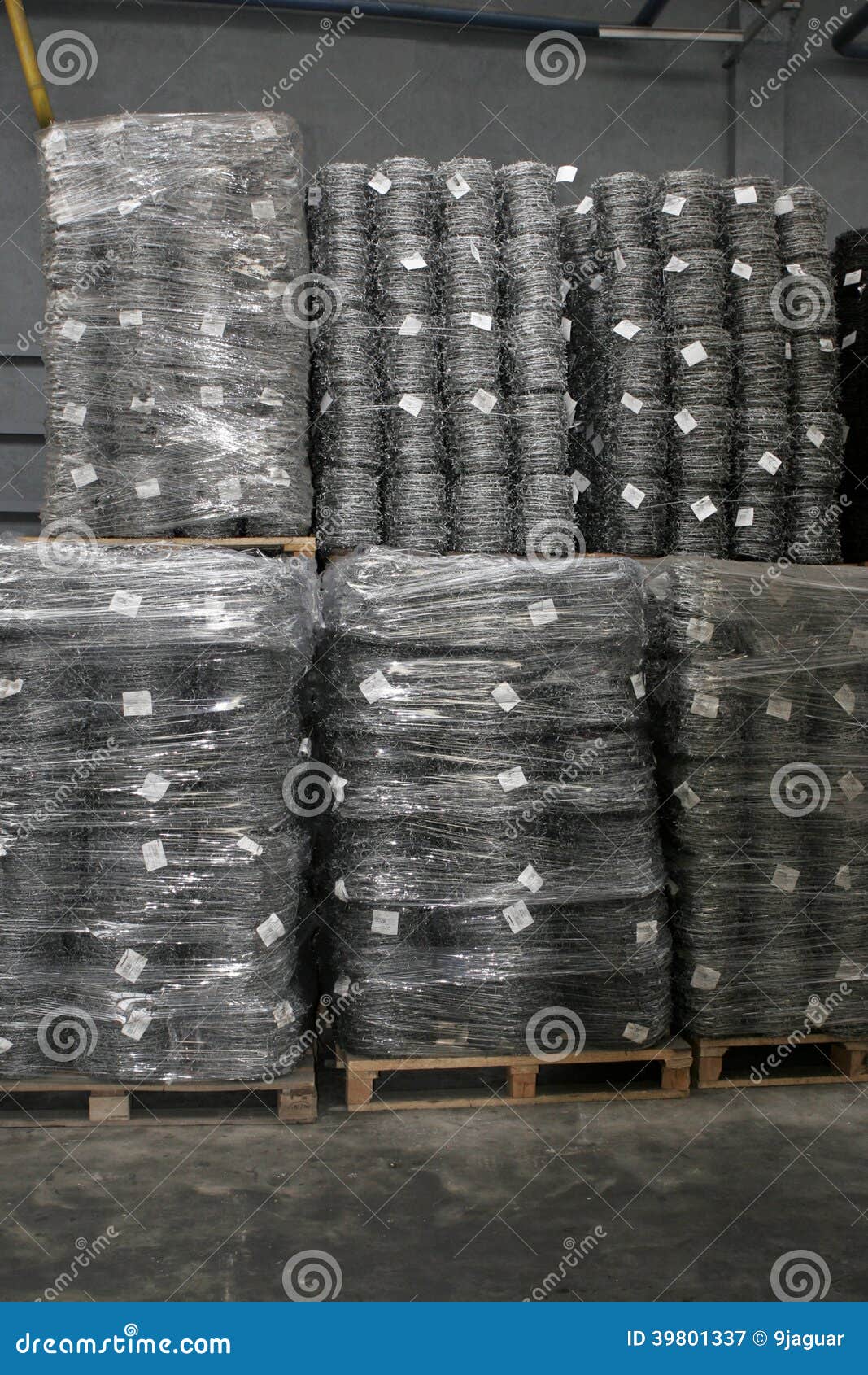 Barbed Wire Warehouse Stock Image | CartoonDealer.com #39801337