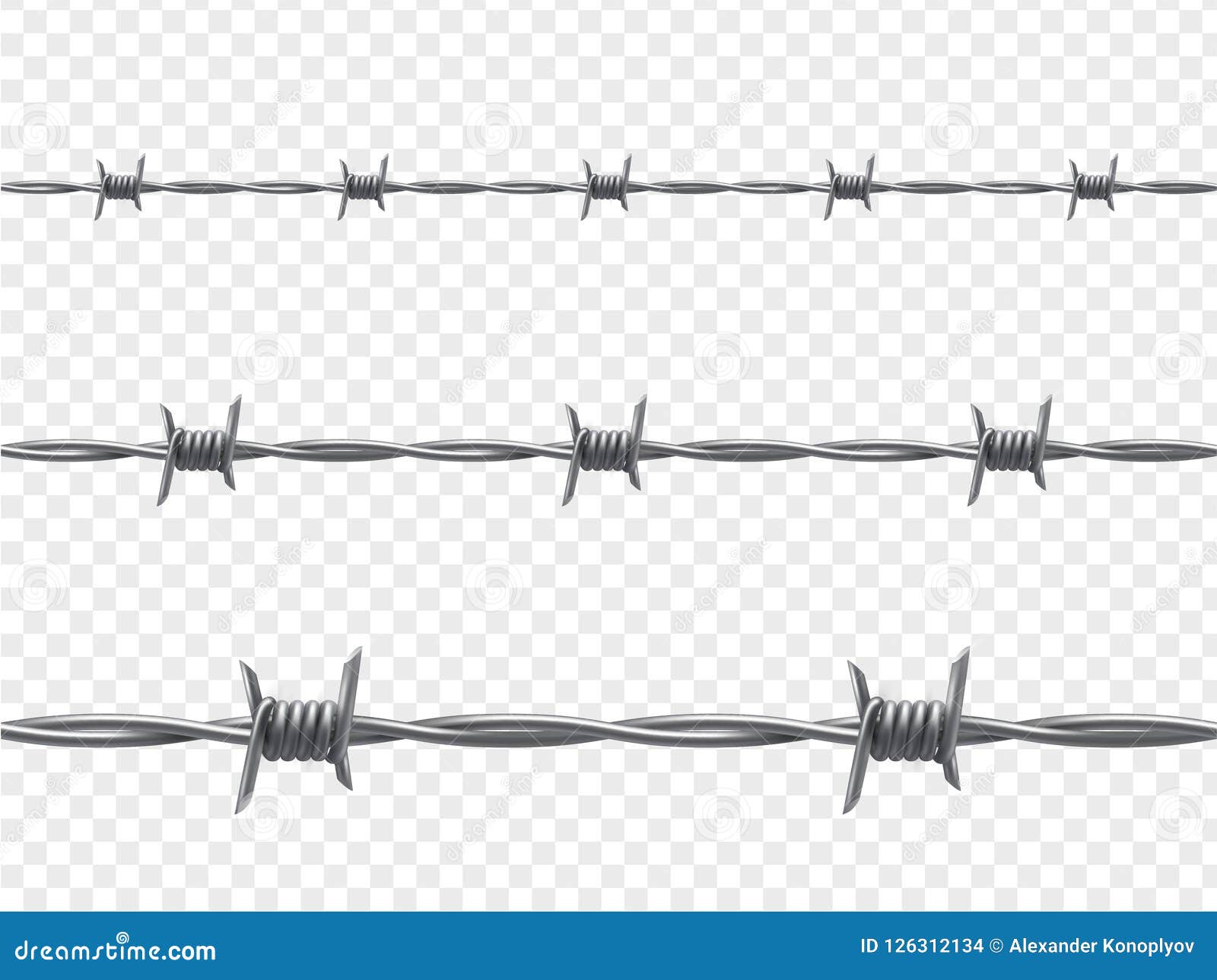 Warning And Wire Banner Vector Illustration | CartoonDealer.com #20251404