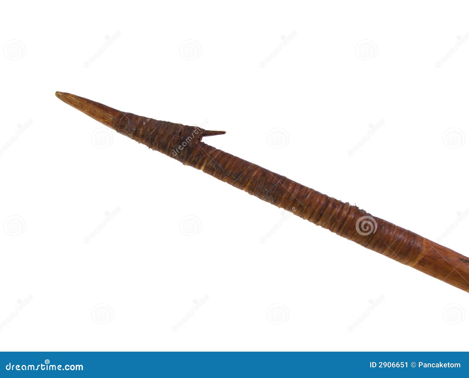 Barbed wooden arrowhead stock image. Image of isolated - 2906651