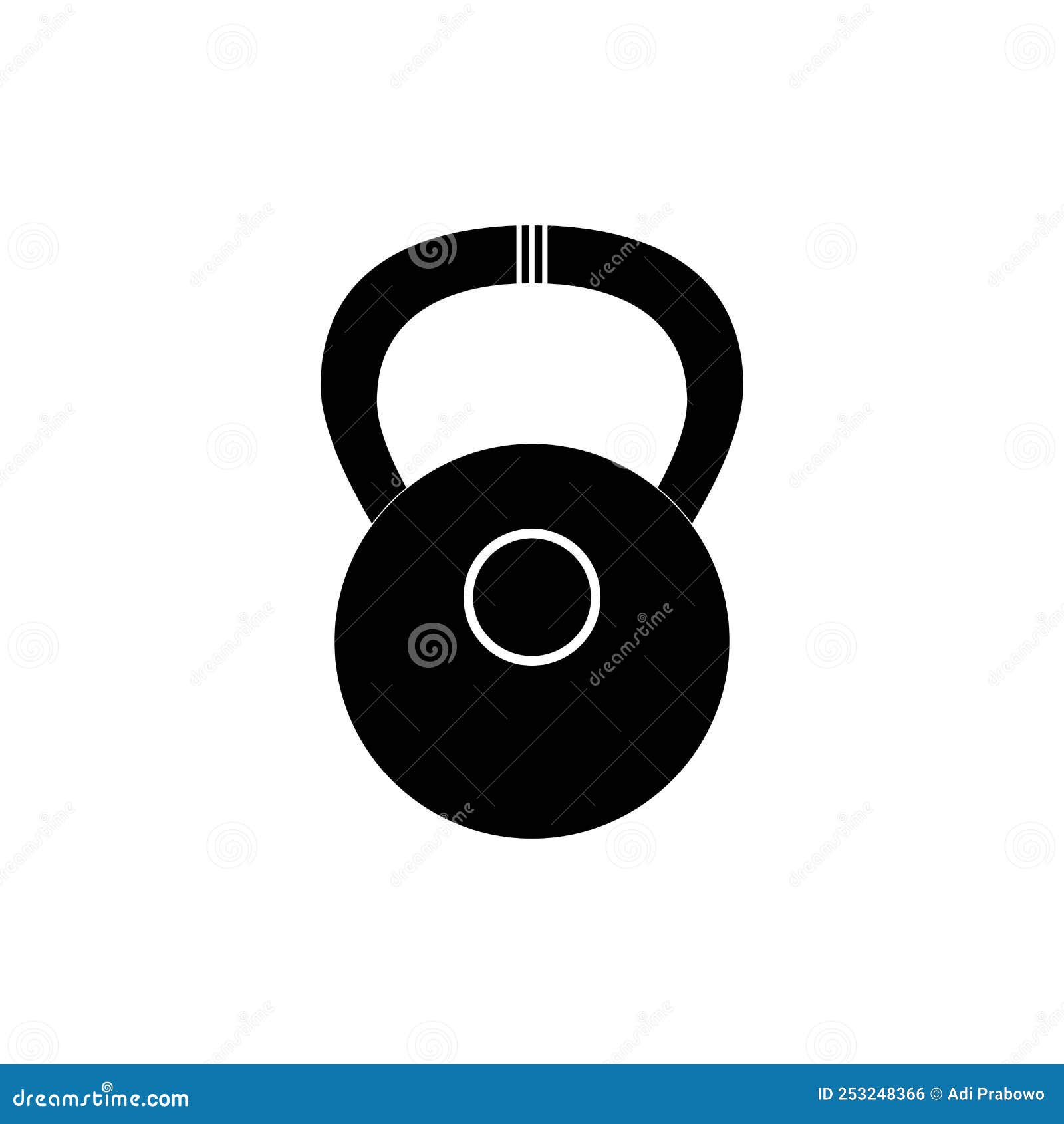 Barbel Icon Logo Vector Design Stock Vector - Illustration of barbell ...