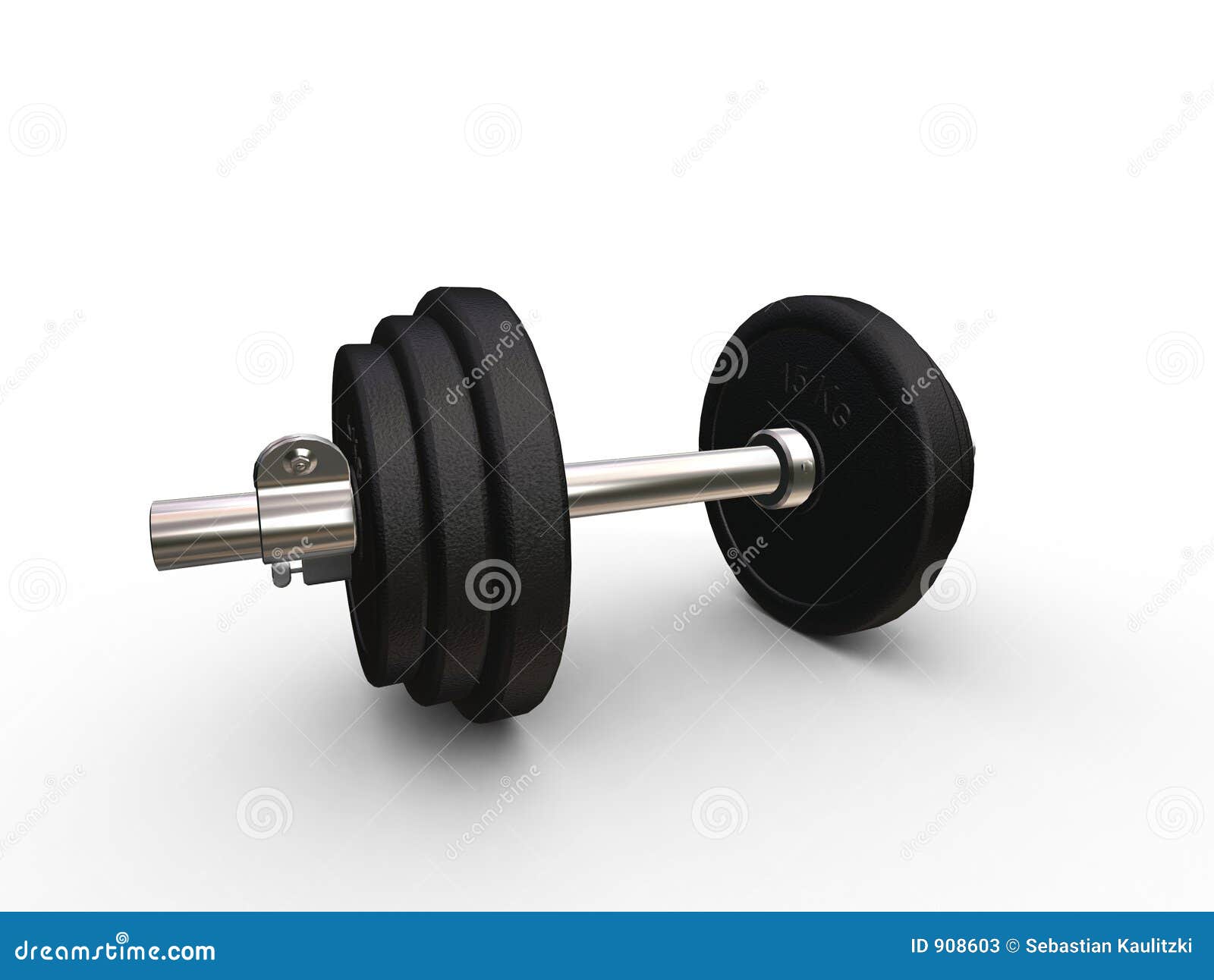 Barbell stock image. Image of handle, workout, iron, exercise - 908603