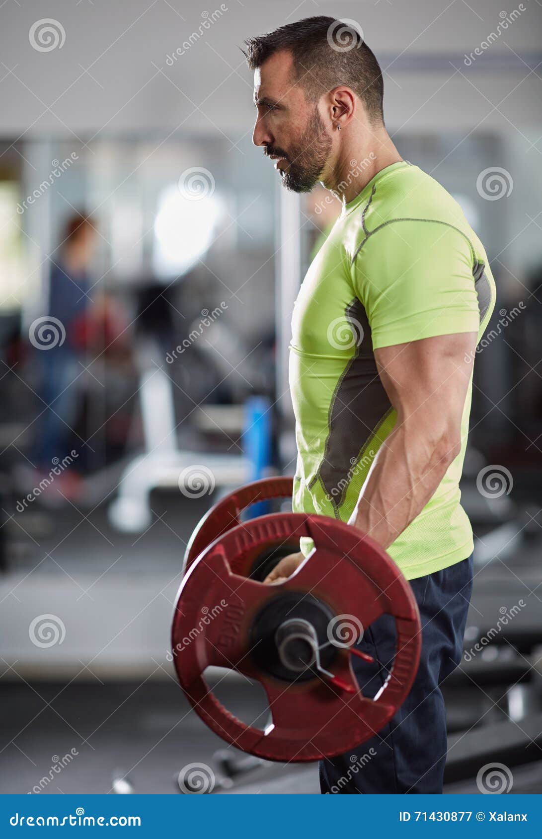 Biceps Curl In Seated Position Stock Photography | CartoonDealer.com ...