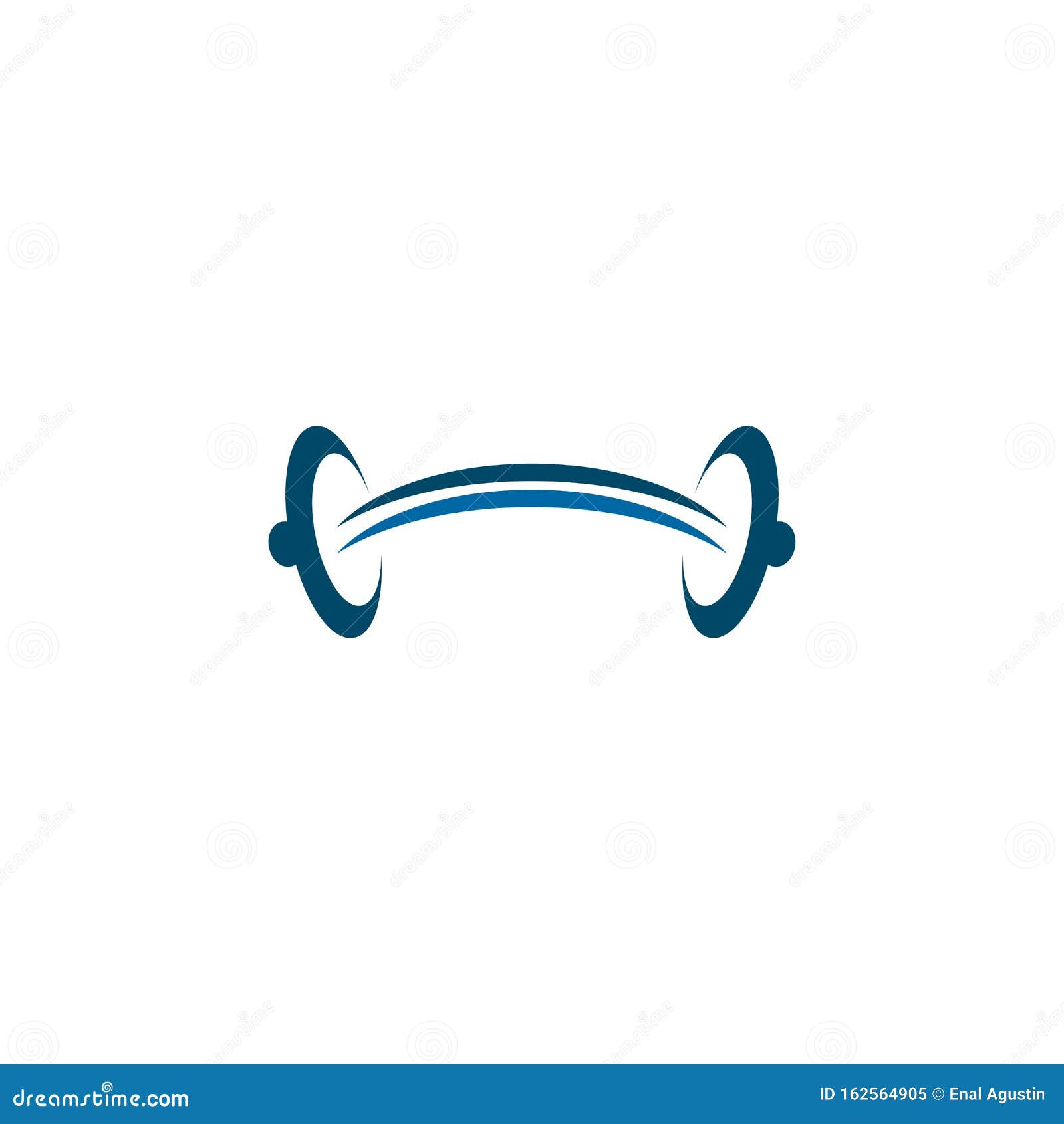 Barbell Logo Design Vector Template Stock Vector - Illustration of lift ...