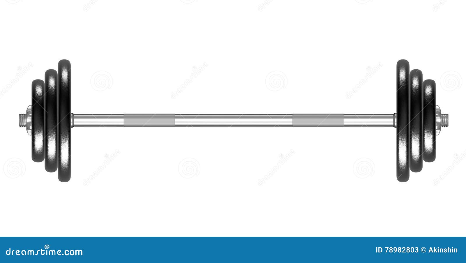 Barbell stock illustration. Illustration of strength - 78982803