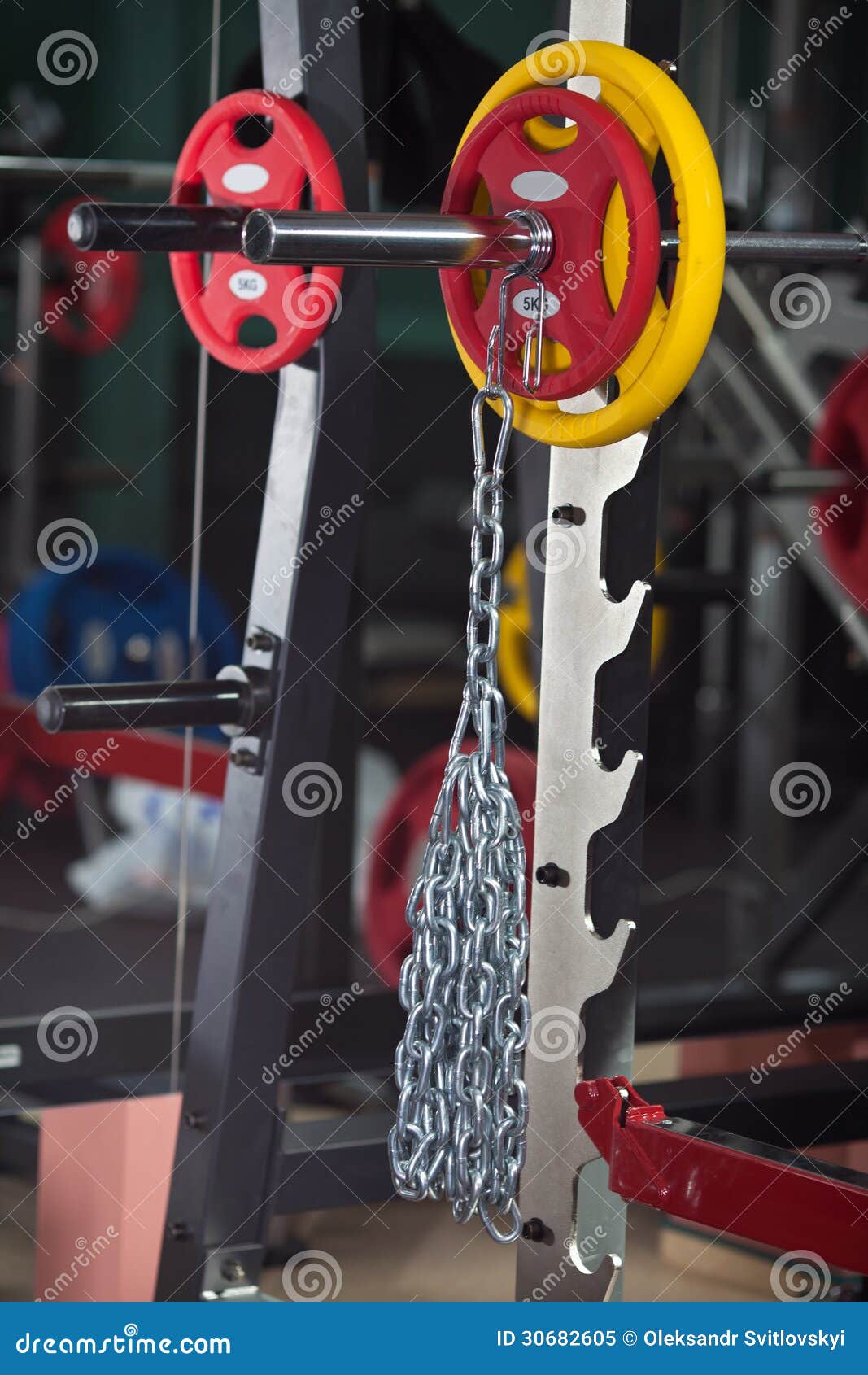 Barbells - gym equipment stock image. Image of fitness - 30682605