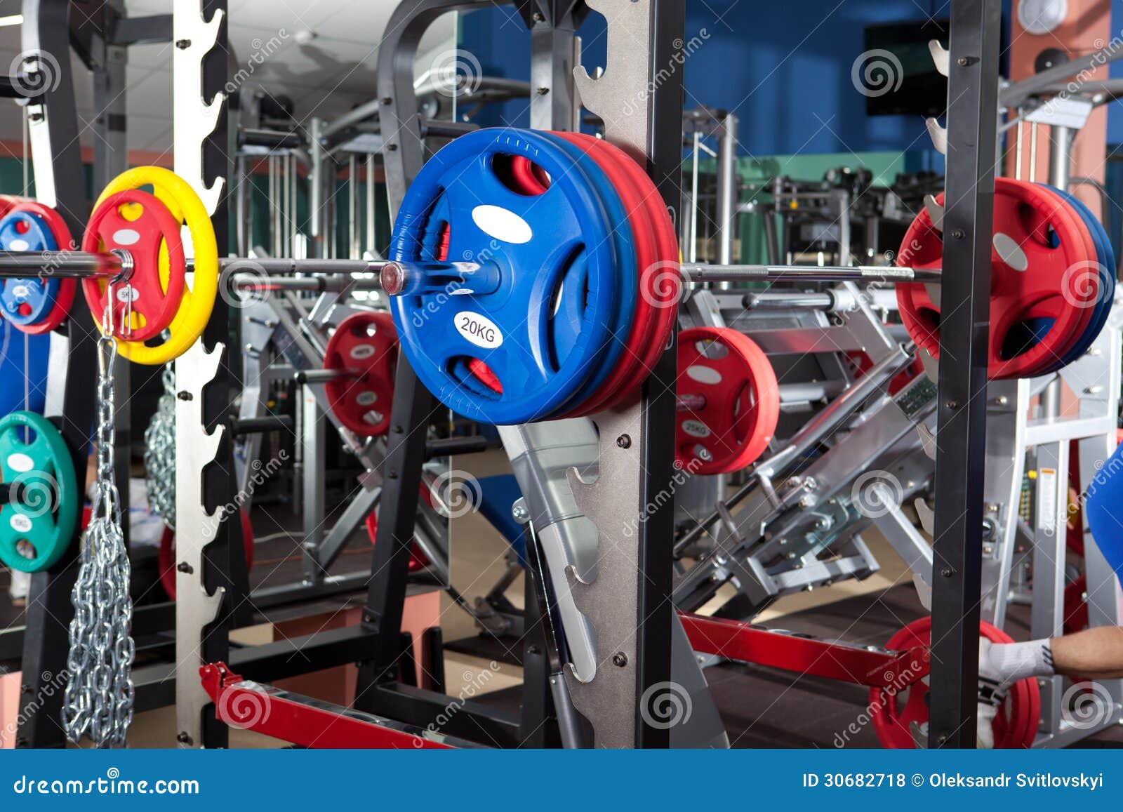 Barbells - gym equipment stock photo. Image of dumbbell - 30682718