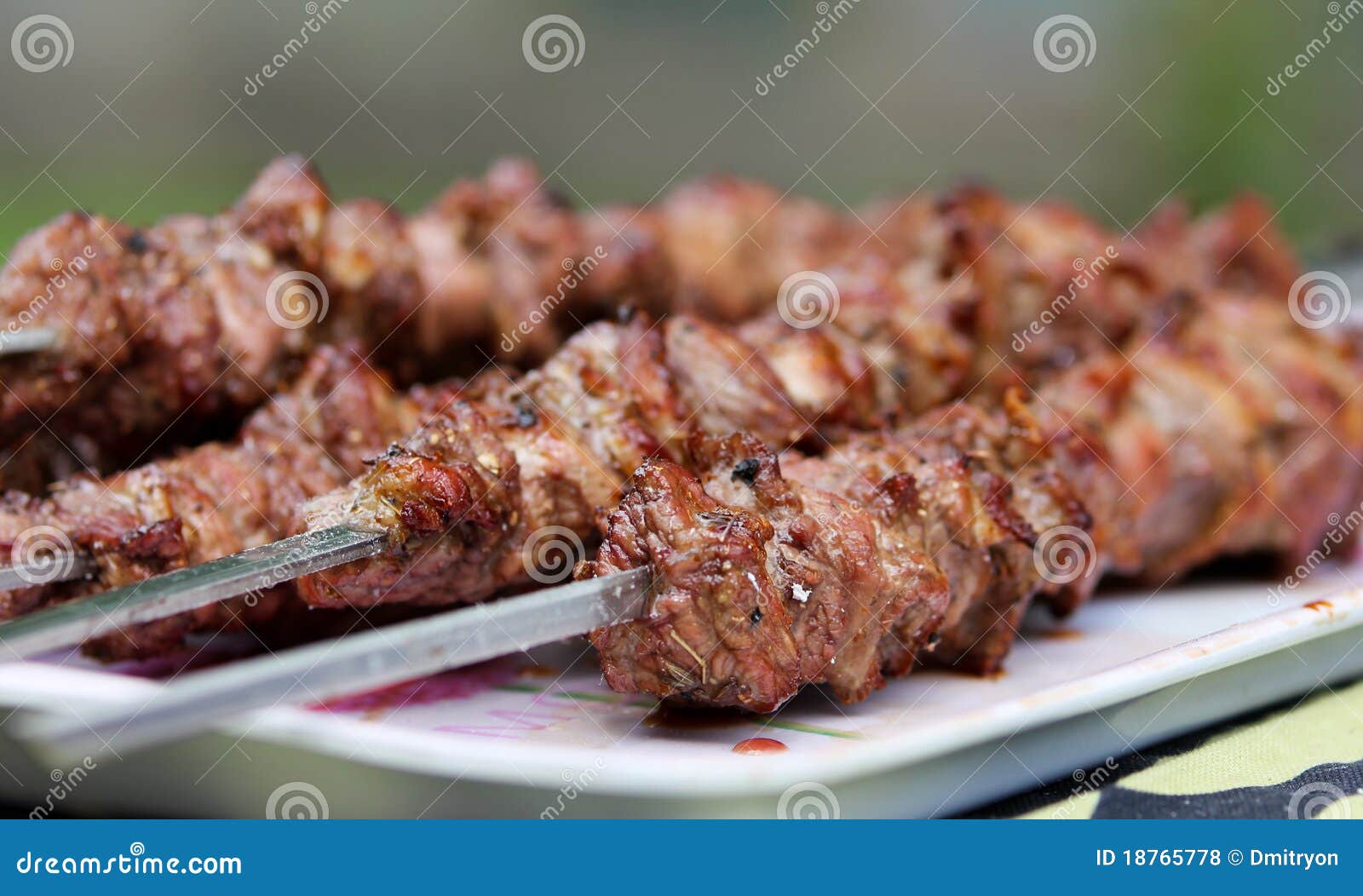Barbeque stock photo. Image of meat, outdoor, brown, tasty - 18765778