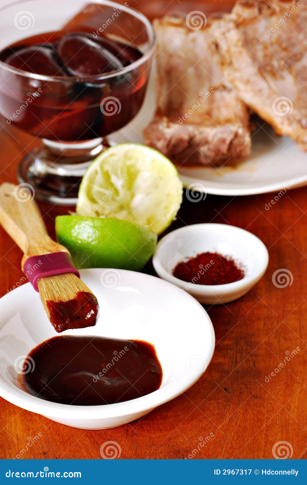 Barbeque stock image. Image of glass, barbecue, brush - 2967317