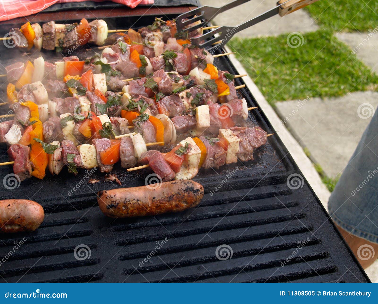 Barbeque cooking. stock image. Image of meal, alfresco - 11808505