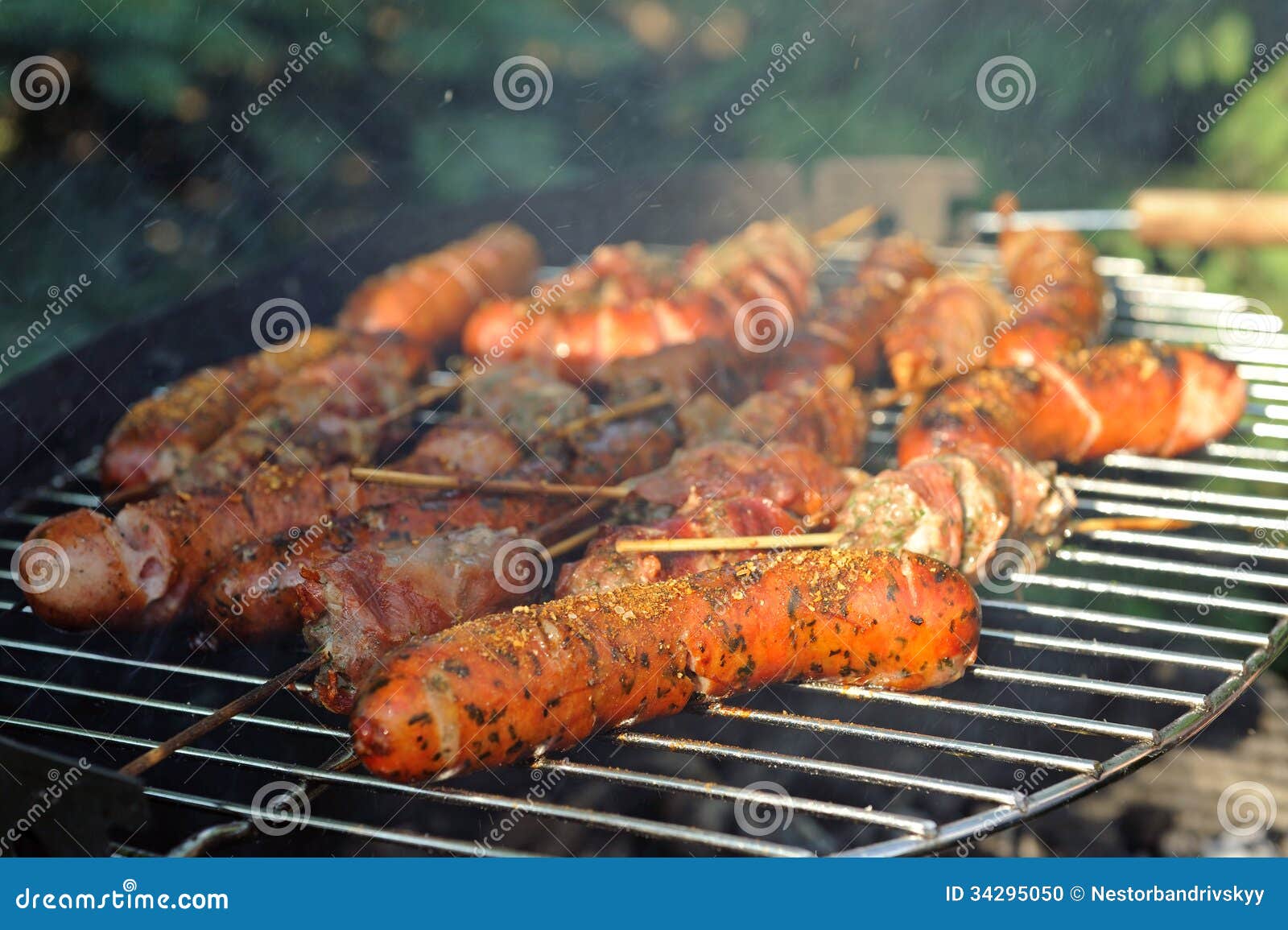 Barbeque stock photo. Image of dinner, juicy, meal, outside - 34295050