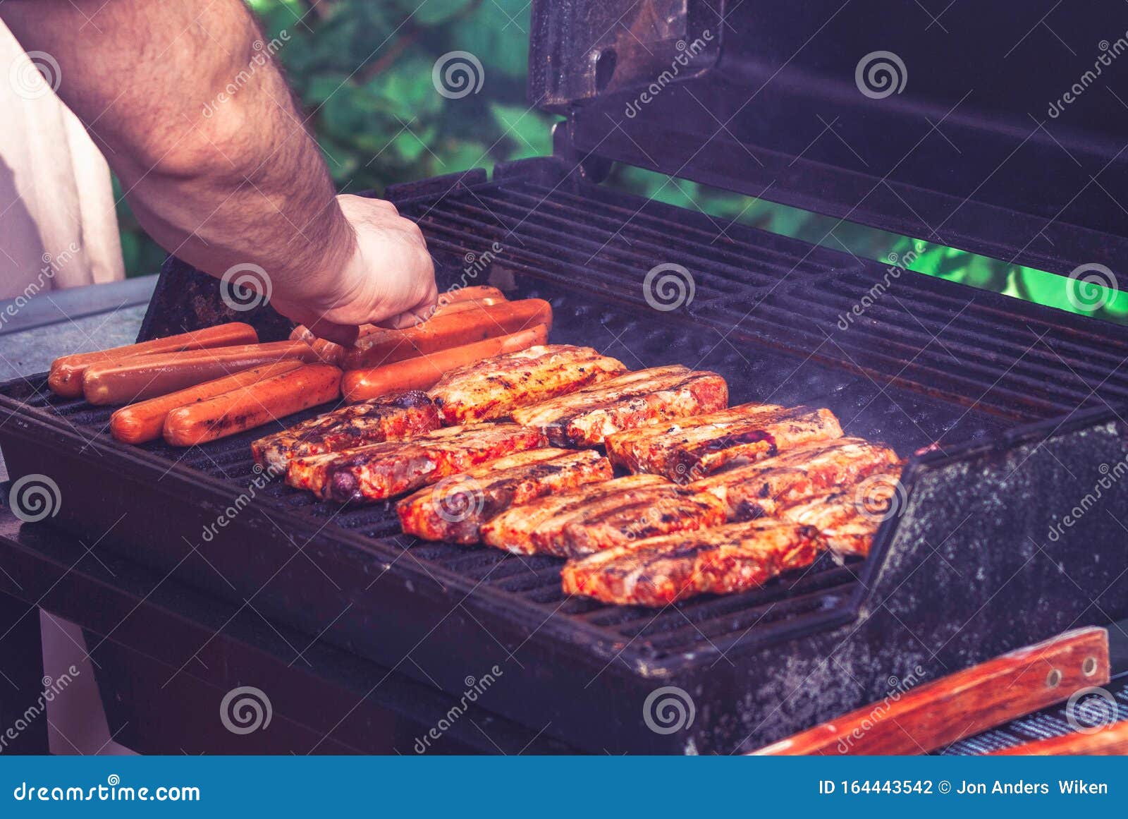 Barbeque grill stock photo. Image of background, barbecue - 164443542