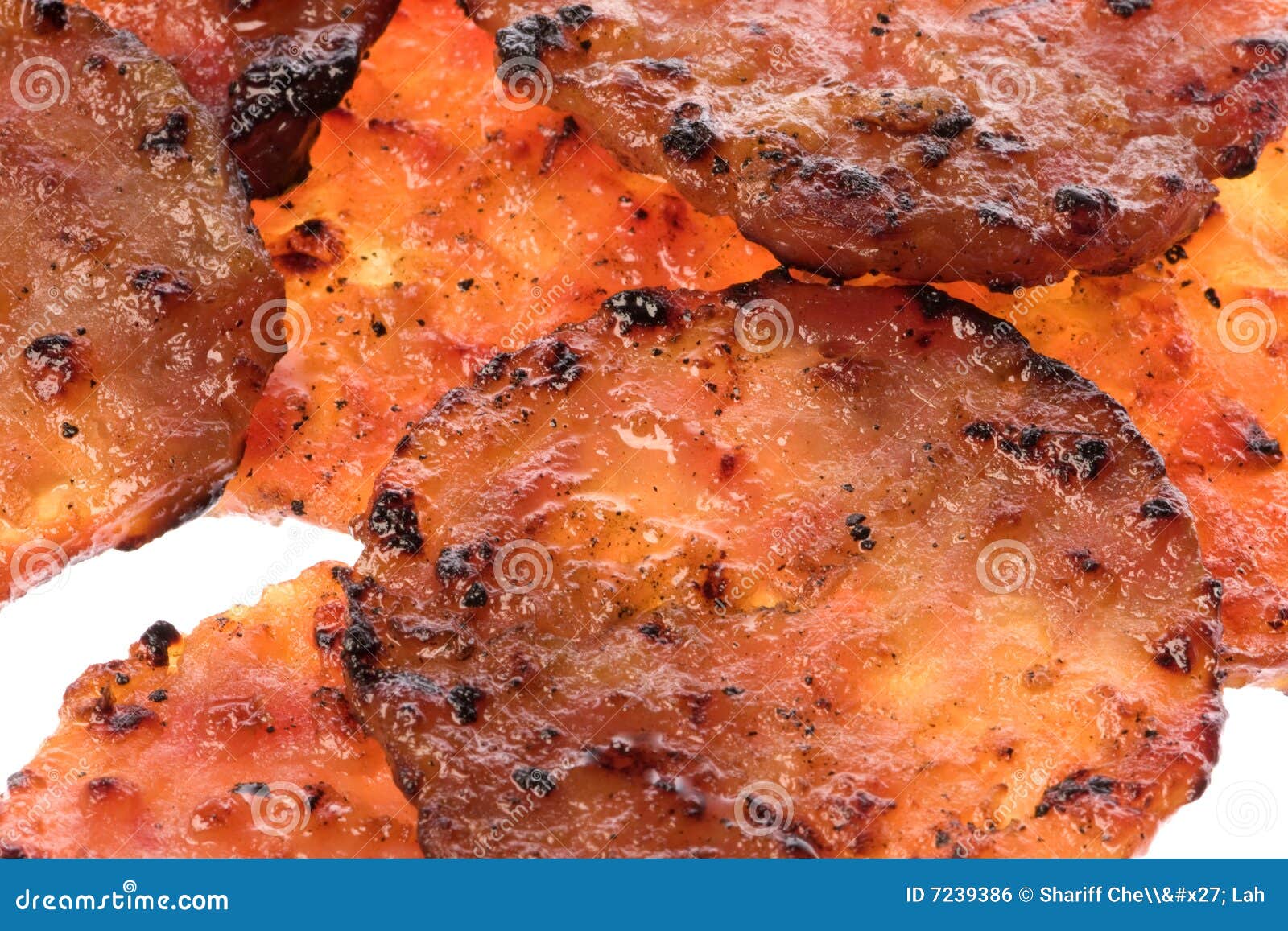 Barbeque Grilled Chicken Coins Isolated Stock Photo - Image of isolated ...