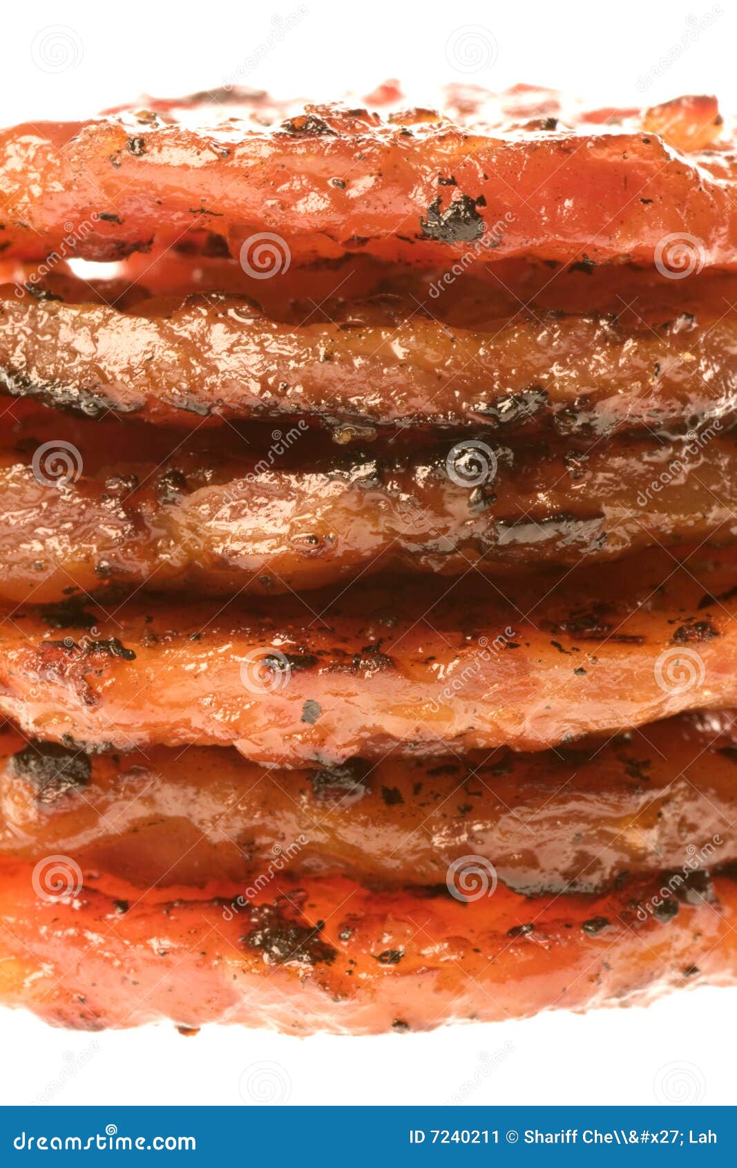 Barbeque Grilled Chicken Coins Isolated Stock Image - Image of meat ...