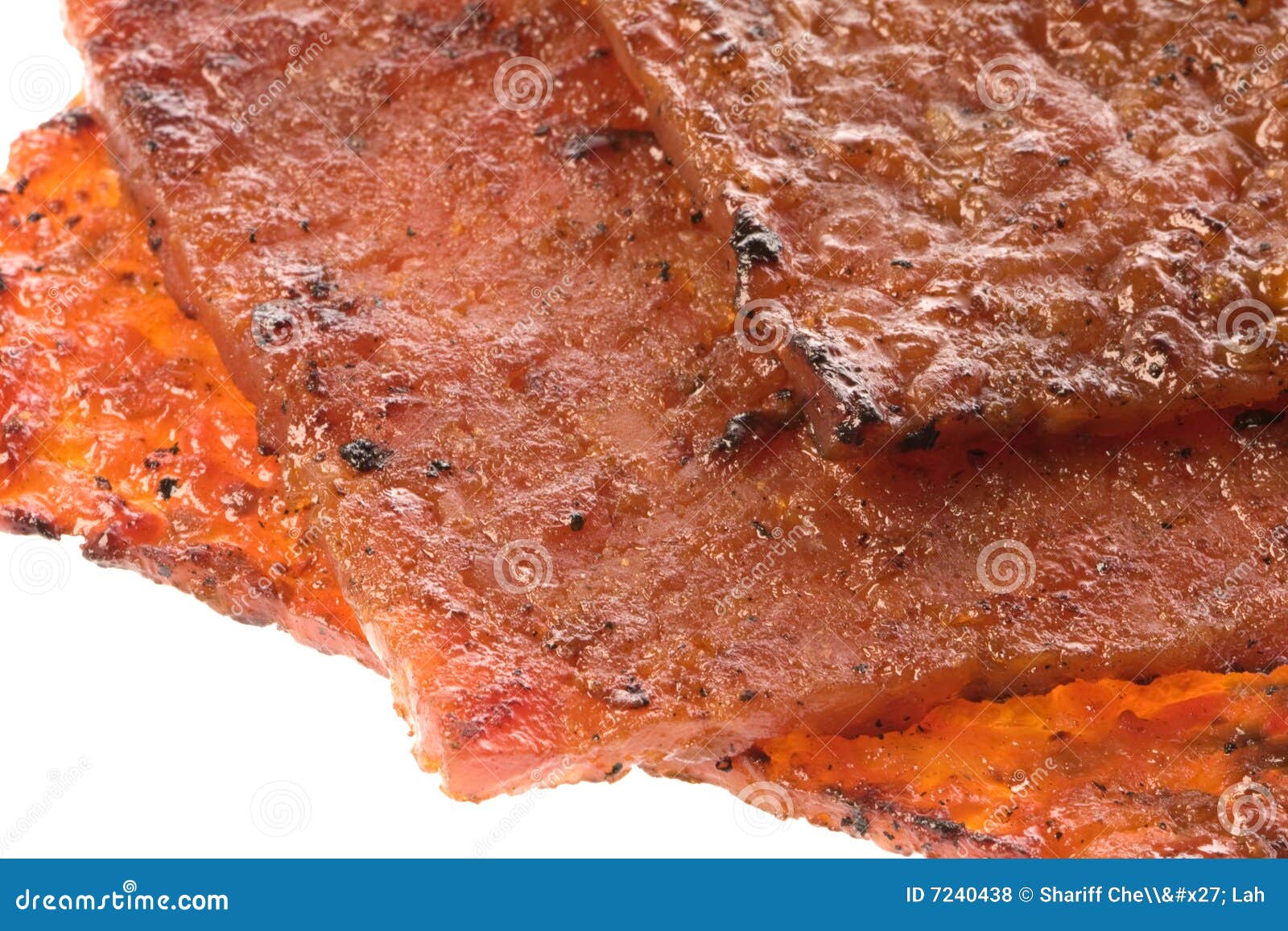 Barbeque Grilled Chicken Slices Isolated Stock Photo - Image of tasty ...