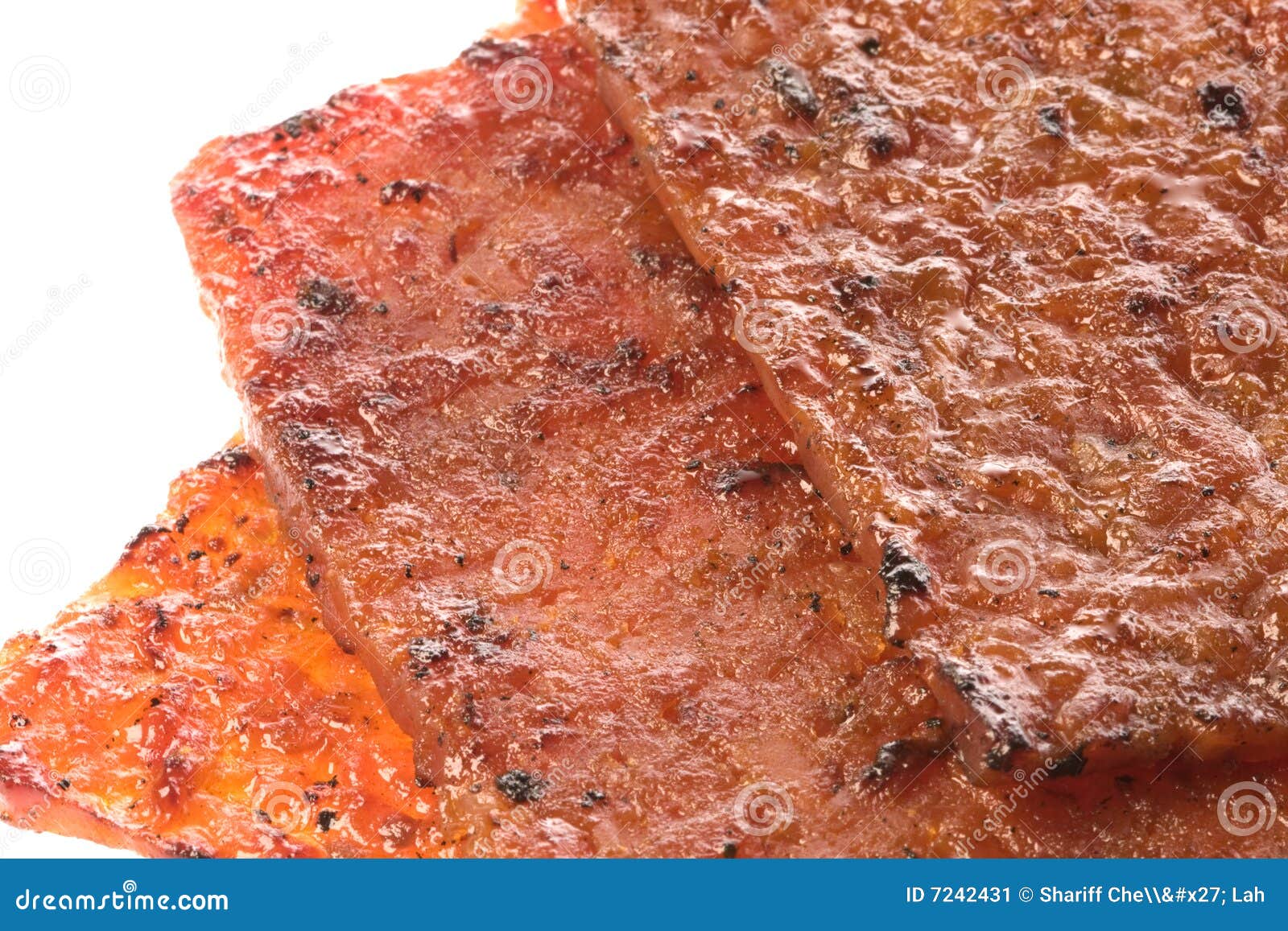 Barbeque Grilled Chicken Slices Isolated Stock Image - Image of kebab ...