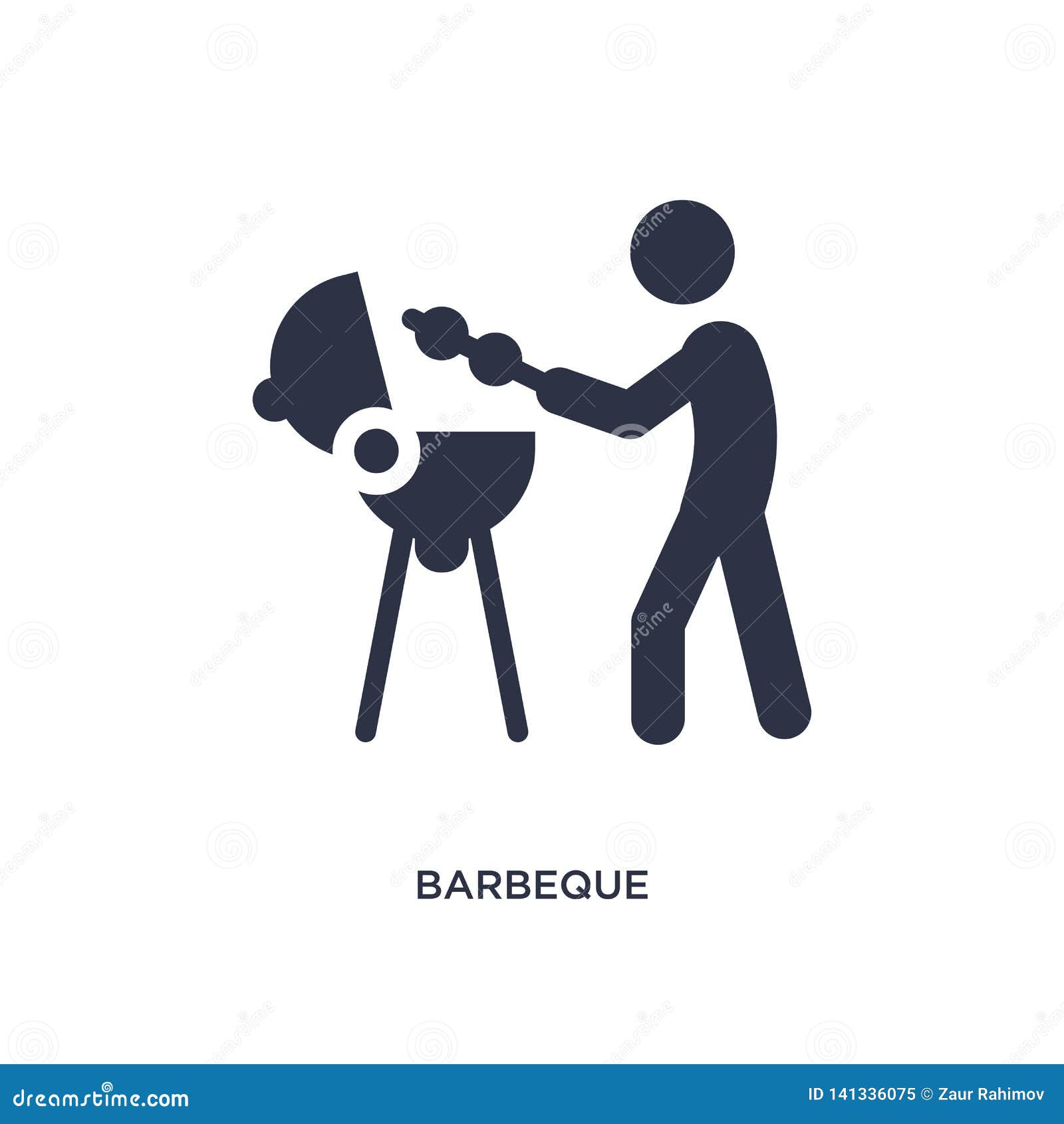 Barbeque Icon on White Background. Simple Element Illustration from ...