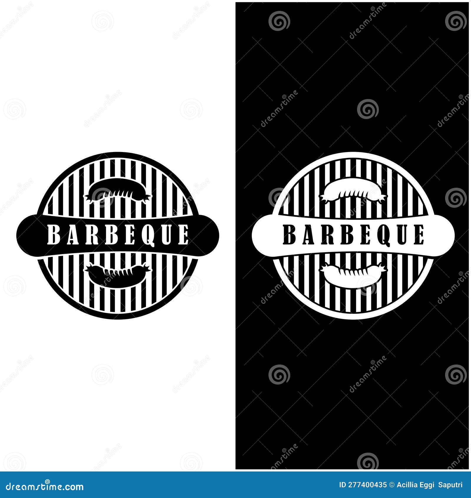 Barbeque Logo and Symbol Vector Stock Vector - Illustration of badge ...